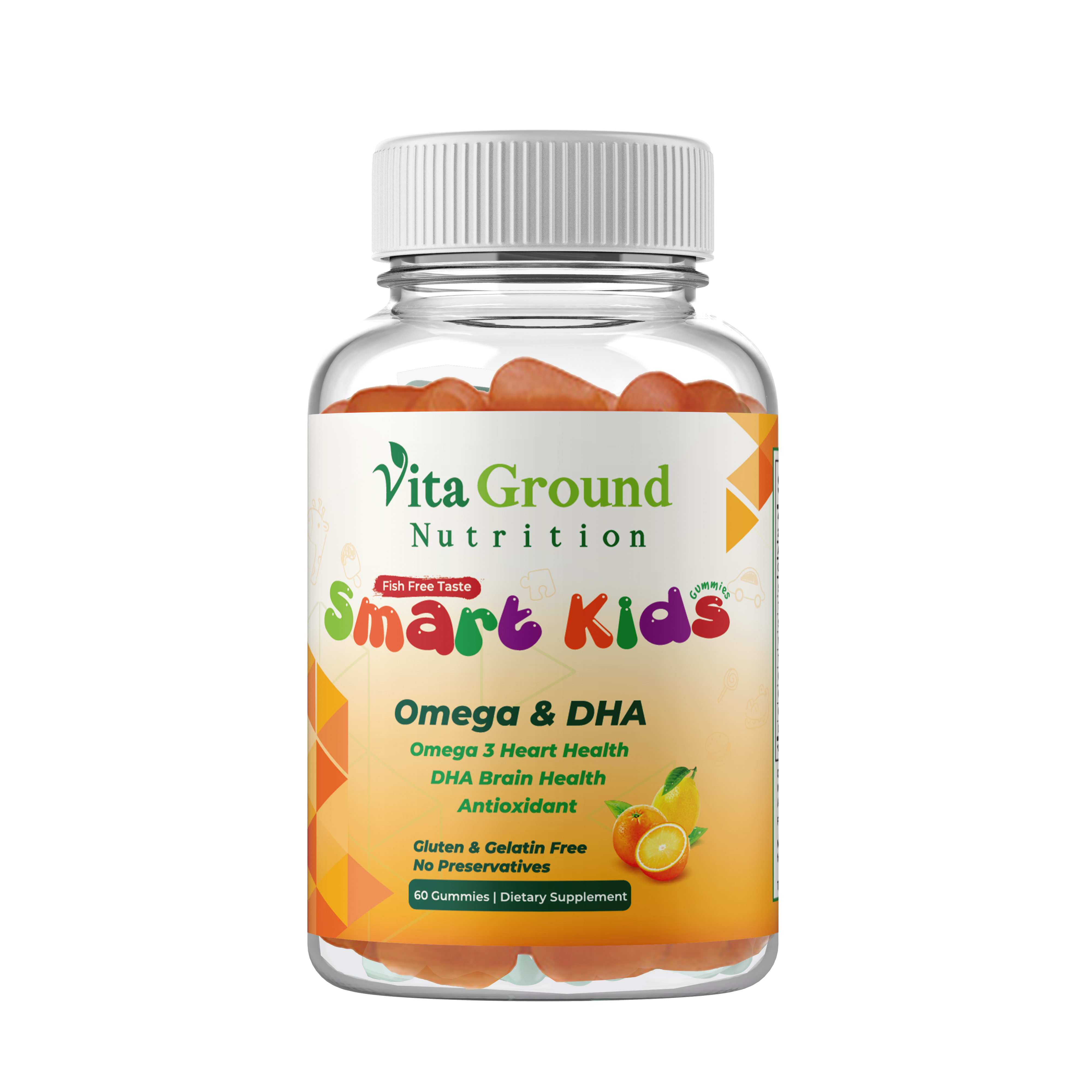 Omega With DHA Smart Kids Vita Ground – Vitagroundnutrition